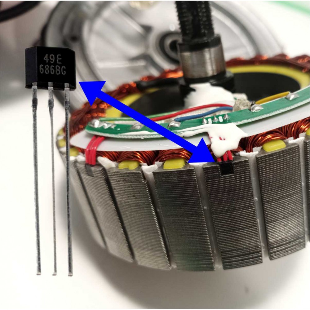 MOTOR XIAOMI V3 M365, ESSENTIAL, 1S, PRO Y PRO2 ROJO - MECAELECTRIC